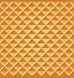 Seamless wafer texture waffle pattern Royalty Free Vector