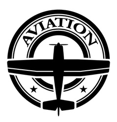 Aviation stamp Royalty Free Vector Image - VectorStock