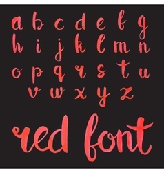 80 s retro alphabet hand drawn letters Royalty Free Vector