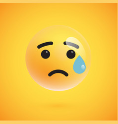 Oops emoticon face symbol Royalty Free Vector Image