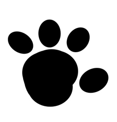 Paw print Royalty Free Vector Image - VectorStock