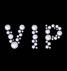 Very important personality diamonds vector