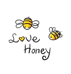Cute funny bee cartoon vector by tigatelu - Image #1219711 - VectorStock