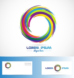 Circle logo vector by thecorner - Image #1723871 - VectorStock