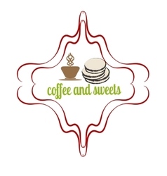Coffee tea and cakes labels Vector Image by Danussa - Image #705498 ...
