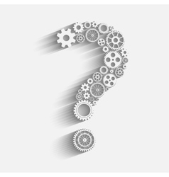 Abstract question mark colorful symbol Royalty Free Vector