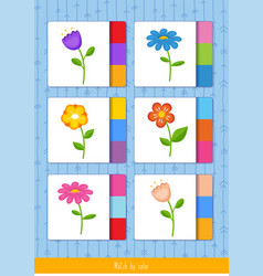 Educational children game toddlers activity Vector Image