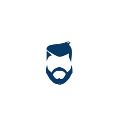 Beard logo Royalty Free Vector Image - VectorStock