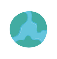 Isolated planet design Royalty Free Vector Image