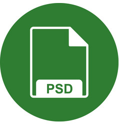Psd icon Royalty Free Vector Image - VectorStock