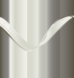 Silver silk fabric Royalty Free Vector Image - VectorStock