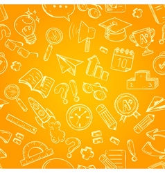 School seamless pattern Royalty Free Vector Image