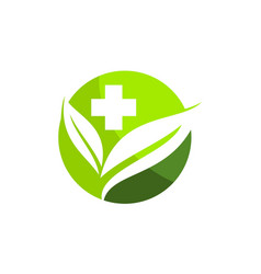 Health together logo design template Royalty Free Vector