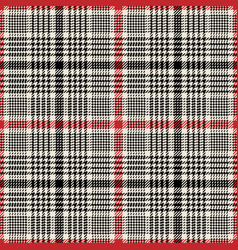 Seamless glen plaid pattern Royalty Free Vector Image