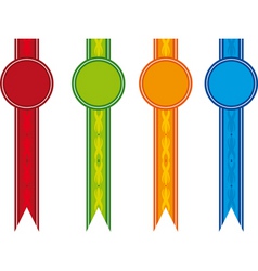 Torn ribbon banners Royalty Free Vector Image - VectorStock