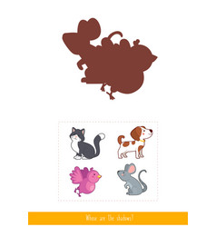 Whose are shadows Royalty Free Vector Image - VectorStock