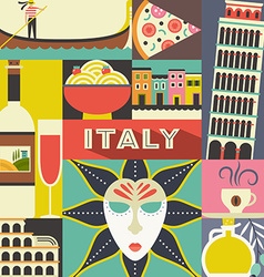 Italian symbols Royalty Free Vector Image - VectorStock