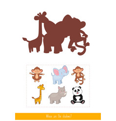 Whose are shadows Royalty Free Vector Image - VectorStock