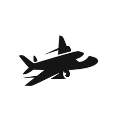 Commercial jet plane airliner flying overhead Vector Image