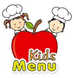 Kids menu Royalty Free Vector Image - VectorStock