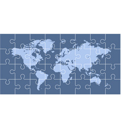 World map in doodle style Royalty Free Vector Image