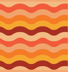 Retro curved lines seamless pattern Royalty Free Vector