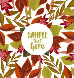 Magic autumn background Royalty Free Vector Image