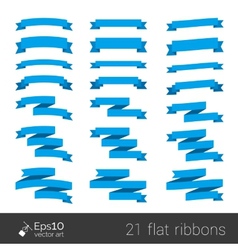Set of flat ribbons Royalty Free Vector Image - VectorStock