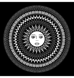 Crazy sun Royalty Free Vector Image - VectorStock