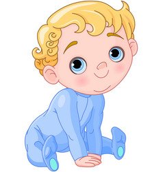 Cartoon boy with a quizzical thoughtful look Vector Image