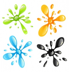 Splash set Royalty Free Vector Image - VectorStock