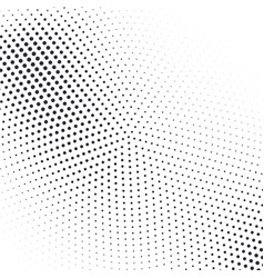Monochrome geometric halftone ellipse pattern Vector Image