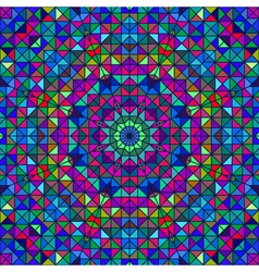 Stained glass pattern Royalty Free Vector Image