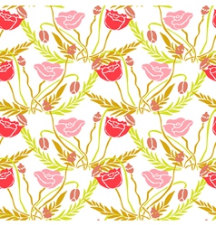 Beautiful pastel floral seamless pattern Vector Image