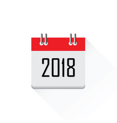 Calendar icon with month time symbol flat agenda Vector Image