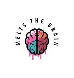 Genius brain logo Royalty Free Vector Image - VectorStock