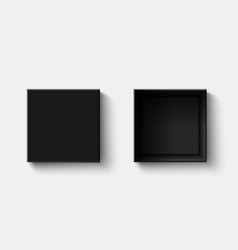 White cube cubic box 3d template front view Vector Image