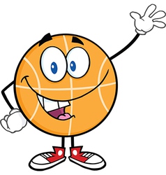 Cartoon basketball Royalty Free Vector Image - VectorStock