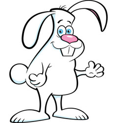 Cartoon boy on an easter egg hunt Royalty Free Vector Image