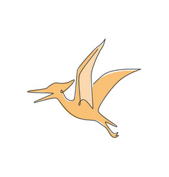 One single line drawing aggressive Royalty Free Vector Image