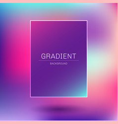 Pink neon rectangle frame template on transparent Vector Image