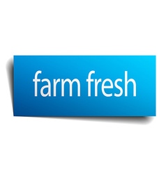 Farm fresh hand written lettering calligraphy Vector Image