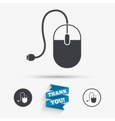 Cartoon computer mouse Royalty Free Vector Image