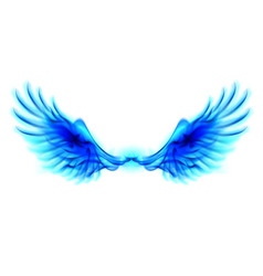 Glowing angel wings Royalty Free Vector Image - VectorStock