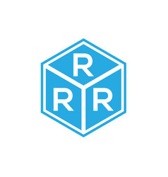 Bgr letter logo design on black background Vector Image