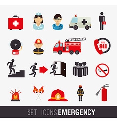 Firefighter id badge design template Royalty Free Vector