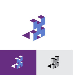 Z box letter Royalty Free Vector Image - VectorStock