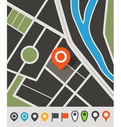 Banner template with world map Royalty Free Vector Image