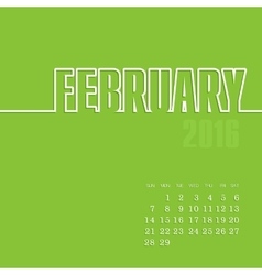 Simple 2016 year calendar Royalty Free Vector Image