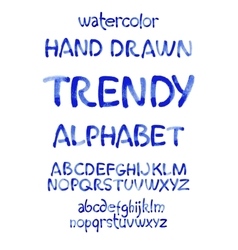 Handwritten graffiti font alphabet artistic hip Vector Image